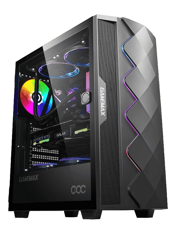 Case Gamemax Diamond Coc MFG.A361 Black – TECNOSMART – Tienda PC Gamer